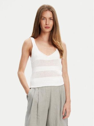 Benetton United Colors Of Benetton Top 1898DH018 Wei&szlig; Relaxed Fit
