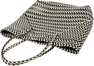 Hemobllo Panier Tressé Pour Fruits à Usage Quotidien, Grand Paquet De Rangement En Plastique Fait à La Main, Résistant à Lusure, Poignées Solides, Pour Pique- 