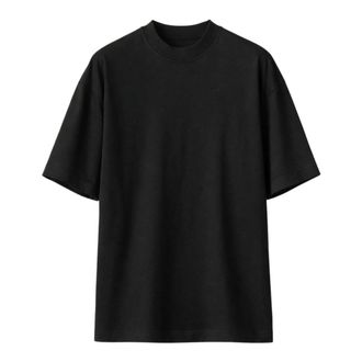 Paolo Pecora Homme, Tops, Noir, Taille: XL T-shirt &agrave; col rond