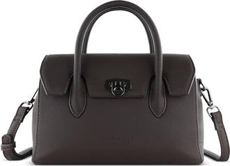 Bugatti Iria petit sac &agrave; main pour femme en similicuir, &eacute;l&eacute;gant sac &agrave; bandouli&egrave;re, marron