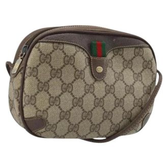 Gucci Pre-owned Vintage GG Schultertasche - - Pre-owned - Damen - Beige - ONE SIZE