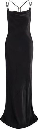Elisabetta Franchi Femme, Robes, Noir, Taille: 38 FR Slip Dress