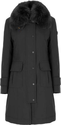 Peuterey Long Down Jacket - Femme - Manteaux - Noir - Taille: 36 FR
