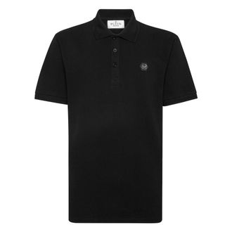 Philipp Plein Homme, Tops, Noir, Taille: S Polo SS Gothic Plein