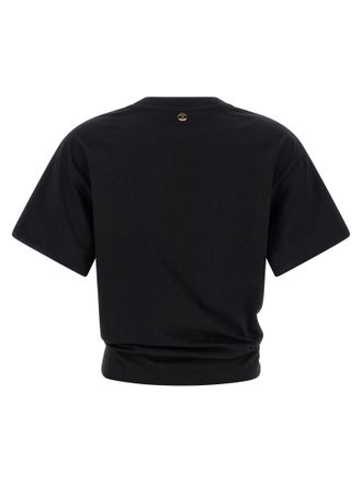 Paco Rabanne Womens Black Cotton T-Shirt