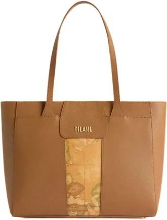 Alviero Martini 1A Classe Femme, Sacs, Brun, Taille: ONE Size Windy City Large Shopper