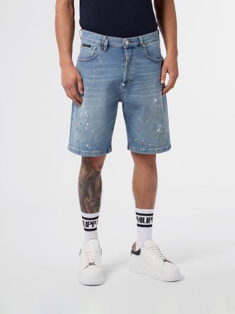 Philipp Plein Short Homme couleur Denim