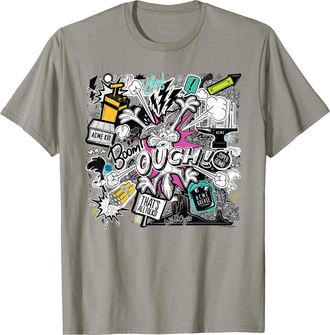 Looney Tunes Roadrunner Wiley Thats All Folks T-Shirt