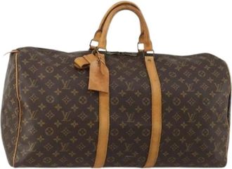 Louis Vuitton Sac Boston Vintage doccasion - Femme - Pre-owned - Brun - Taille: ONE Size