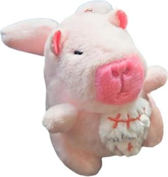 Generico Peluche Capibara - Charme en peluche pour sac - Adorable porte-cl&eacute;s en animal | Pour adultes et, sac &agrave; dos, valise, t&eacute;l&eacute;phone, voyage, &eacute;cole, f&ecirc;te, an