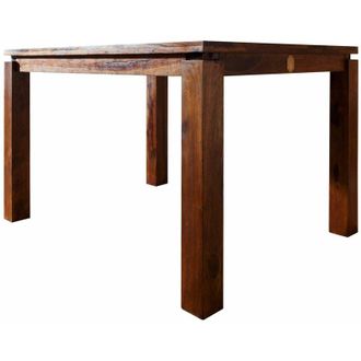 Massivmoebel24 Esstisch Sheesham 90x90x76 life honey lackiert METRO LIFE 151