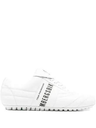 Dirk Bikkembergs baskets Soccer à logo - Blanc