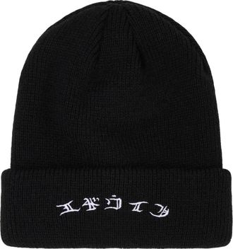 Edwin Homme, Accessoires, Noir, Taille: ONE Size Winter Beanie