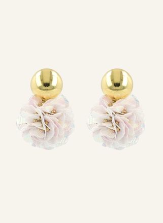 Lott. Gioielli Lott.Gioielli Ohrh&auml;nger Vlinder Sequin Globe M Silver Holo By Glambou gold