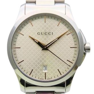 Gucci Pre-owned G Timeless Edelstahl - - Pre-owned - Herren - Grau - ONE SIZE