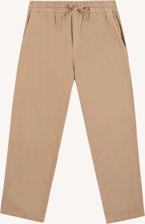 Faguo Pantalon en lin taupe - DREUILLE