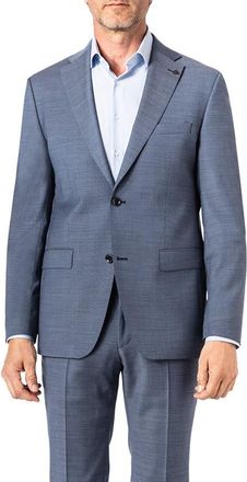 Roy Robson Herren Sakko blau meliert