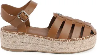 Tommy Hilfiger Femme, Chaussures, Brun, Taille: 39 EU Sandales Espadrilles Compens&eacute;es