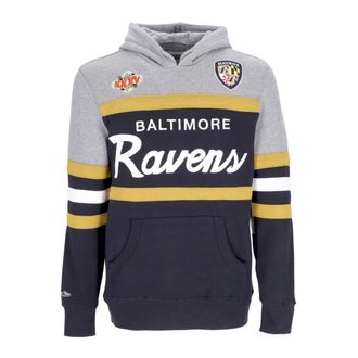Mitchell & Ness Baltimore Ravens Headcoach Hoodie Schwarz - - Sweatshirts & Hoodies - Herren - Mehrfarbig - M