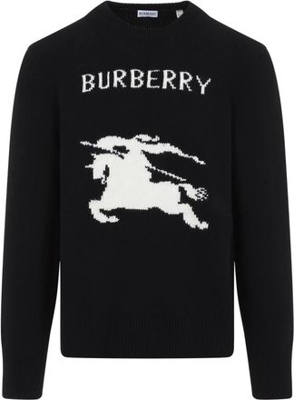 Burberry Luxuri&ouml;ses schwarzes Sweatshirt - - Knitwear - Herren - Schwarzk - L