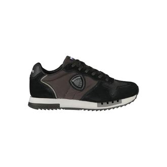 Blauer Polyurethane Sneaker - - Shoes - Herren - Schwarzk - 46 EU