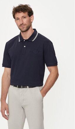 GANT Poloshirt Contrast 2013039 Dunkelblau Regular Fit