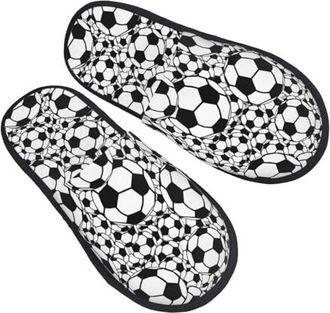Generic Pantoufles DH&ocirc;tel Mod&egrave;le De Football L&eacute;gers Pantoufles De Voyage Antid&eacute;rapant Hiver Chausson Pour Homme Voyage Int&eacute;rieur L