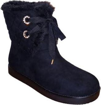 Guess AMBRY, Chaussures, Bottes, Bottines Mode Casual Fashion, Noir, 35 EU