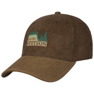 Stetson Woods Baseballcap Herren Ganzjahr braun One Size