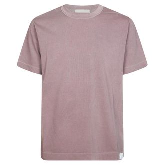 Daniele Fiesoli Homme, Tops, Violet, Taille: L T-Shirt GC Lavata Collo Montato