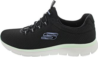Skechers Summits Summer Blush Damen-Sneaker, Schwarz/Mehrfarbig = BKMT, 39 EU