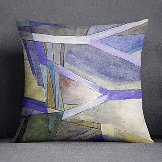 Bonamaison Le Jardin du Lin Kissenhüllen, Cotton, Mehrfarbig, 45x45