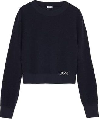 Loewe Pull droit brod&eacute; en laine