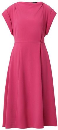 s.Oliver Midikleid Kleid Midikleid mit Turn-up-&Auml;rmeln