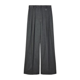 Patrizia Pepe Weite Hosen - - Trousers - Damen - Grau - L