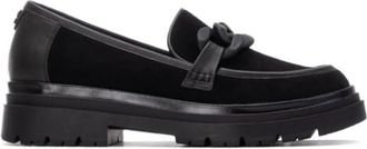 Refresh Mocassins Femme Noir - Chaussures Confortables et polyvalentes - Mode d&eacute;contract&eacute;e - Mod&egrave;le 17300303 (Taille36)