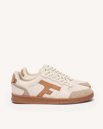 Faguo Baskets &eacute;crues & li&egrave;ge cuir