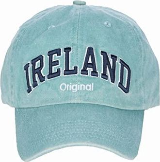 Robin Ruth Casquette de baseball bleu clair avec inscription &laquo; Ireland Original &raquo; avec sangle r&eacute;glable, bleu clair, M