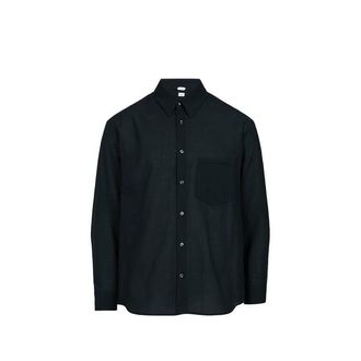 Post Archive Faction (PAF) Chemise droite froiss&eacute;e en coton