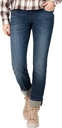 Timezone Jean Slim Marahtz pour Femme, Worker Blue Wash, 26W x 30L