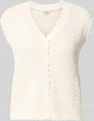 Mbym Strickweste mit V-Ausschnitt Modell Maisa