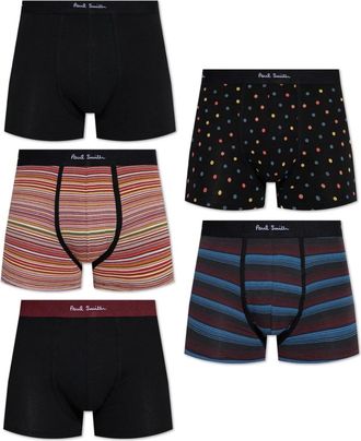 Paul Smith Homme, Sous-v&ecirc;tements, Multicolore, Taille: M Trunk - Pack de 5