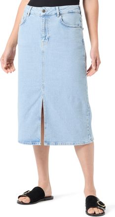 Object Objellen Mw Midi Denim Skirt Noos