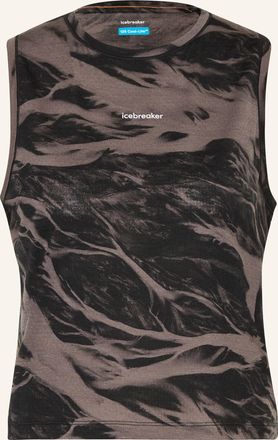Icebreaker Tanktop 125 Cool-Lite Speed Mit Merinowolle braun