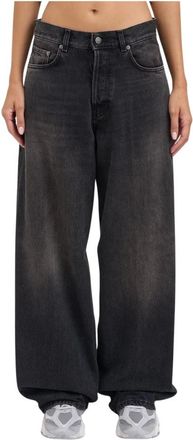 Haikure Femme, Jeans, Gris, Taille: W27 Wide Leg Denim Jeans