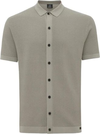 Genti Homme, Chemises, Beige, Taille: 2XL Shirt 8 Buttons SS