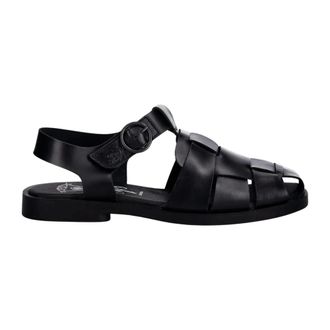 FLY London Ared 437 Flache Sandale - - Shoes - Damen - Schwarzk - 36 EU