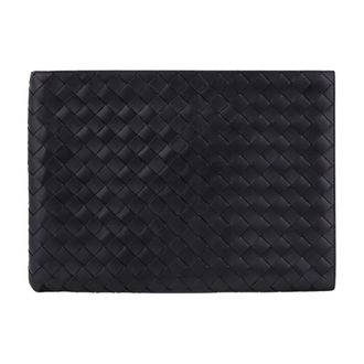 Bottega Veneta Geflochtene Leder-Pochette - - Accessories - Herren - Schwarzk - ONE SIZE