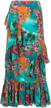 Roberto Cavalli Femme, Jupes, Multicolore, Taille: 36 FR Skirts