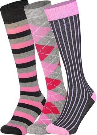 MySocks 3 paires de chaussettes hautes au genou design 014